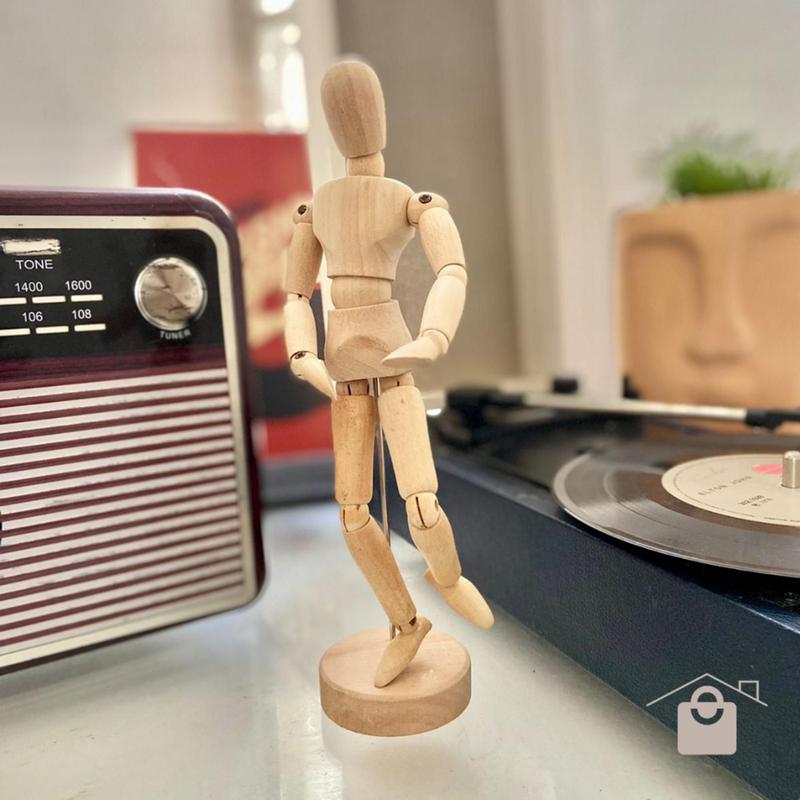 Boneco de Madeira Articulado - Casilar Home - Bonecos - Magazine Luiza