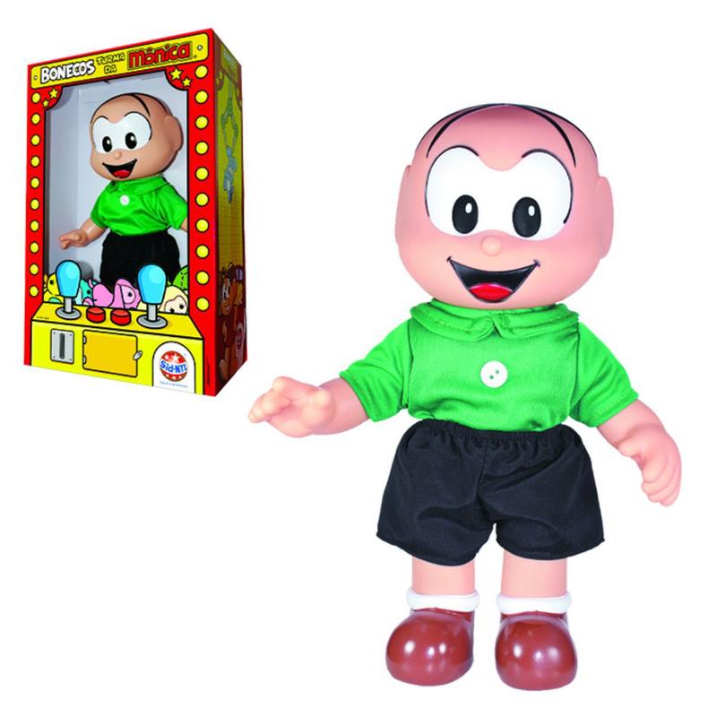 Boneco de Vinil Cebolinha Turma da Mônica 35cm Tradicional - SID-NYL ...