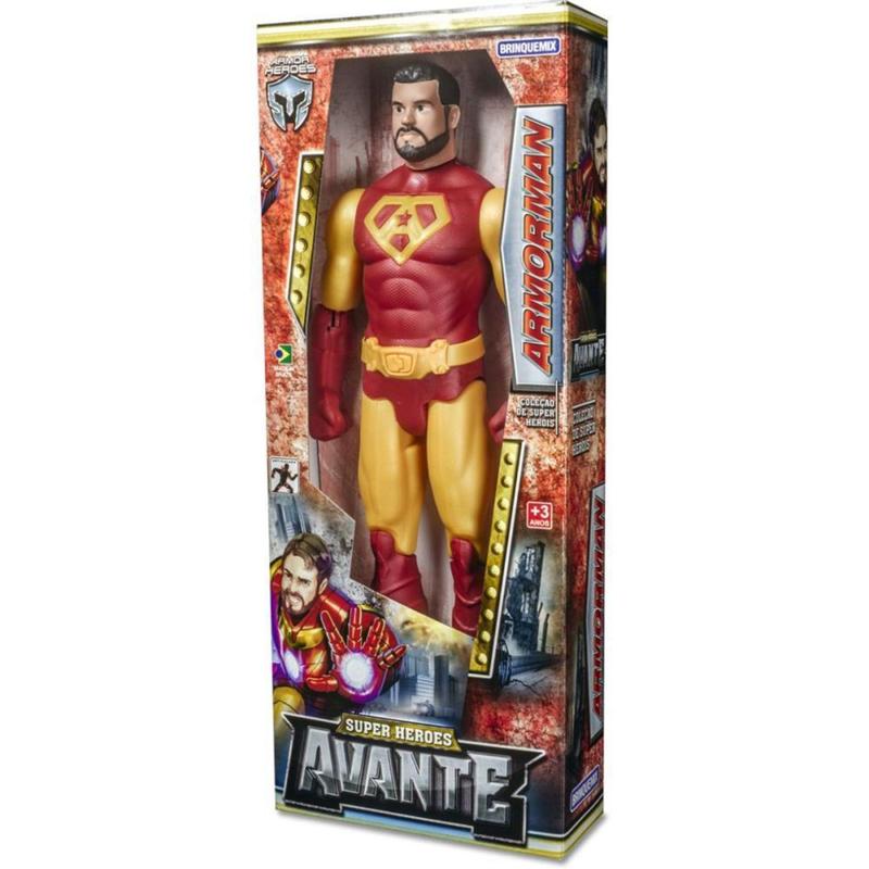 Boneco e personagem armorman sup.heroes avante 40cm - BRINQUEMIX ...