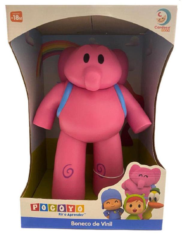 Boneco Elly de Vinil Grande 28cm Articulado - Cardoso Toys - Boneco ...