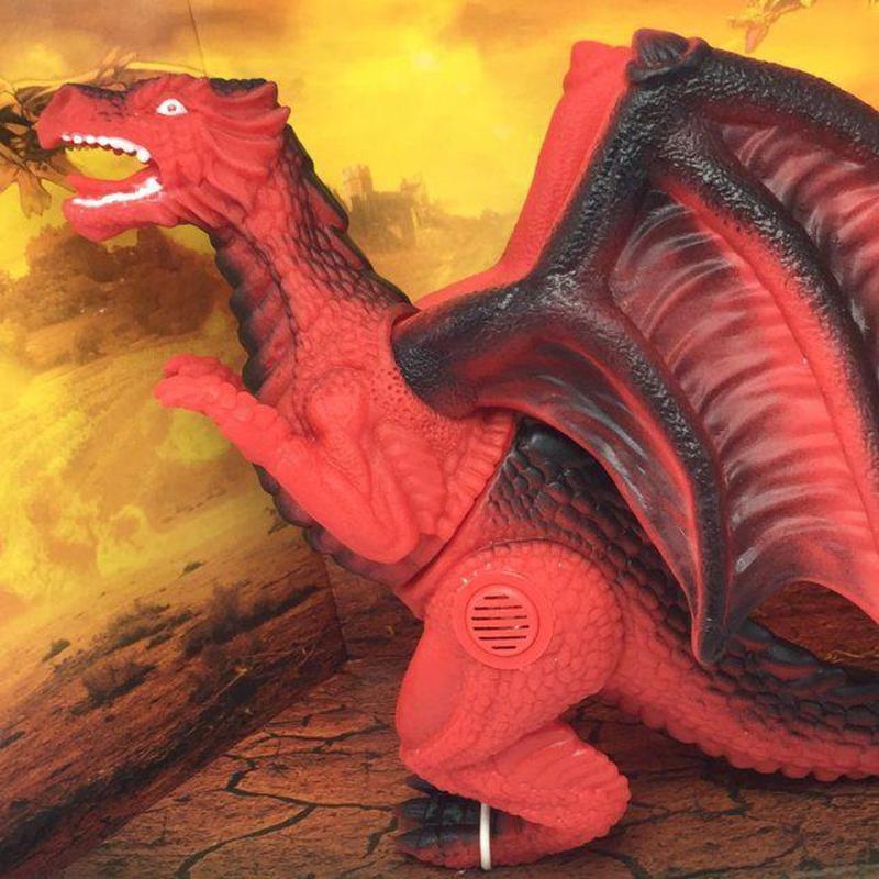 Boneco Era Dos Dragões A Batalha Vermelho Mister Brinque - HEFER ...