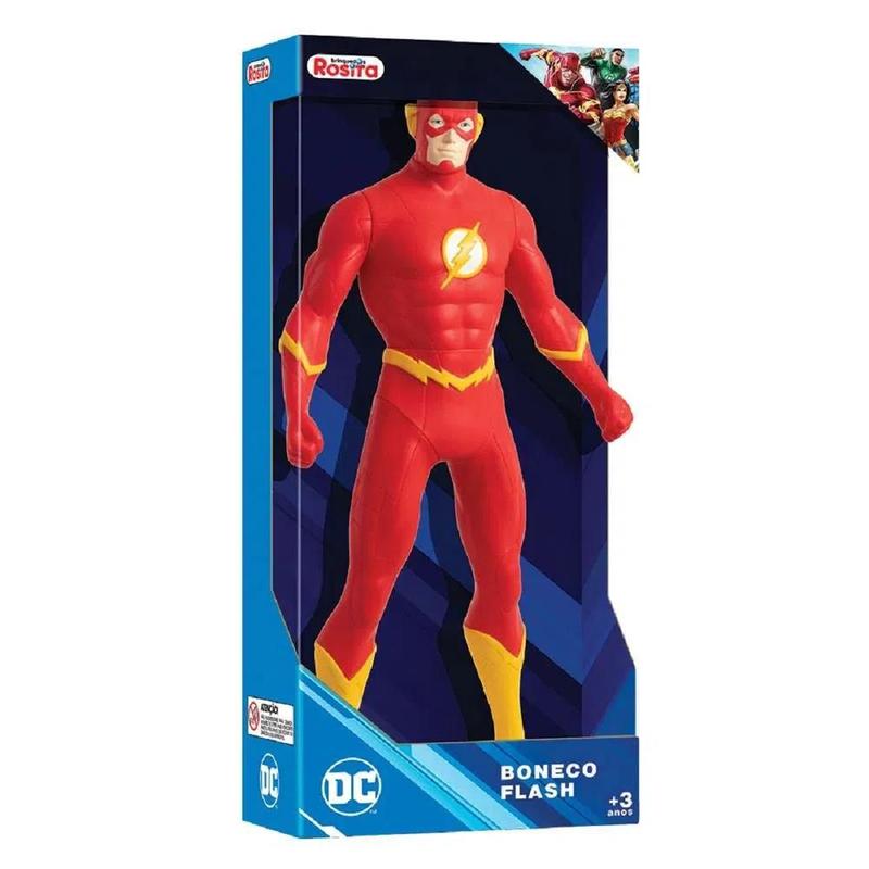 Boneco Flash DC Comics Articulado em Vinil Rosita 1097 - Bonecos ...