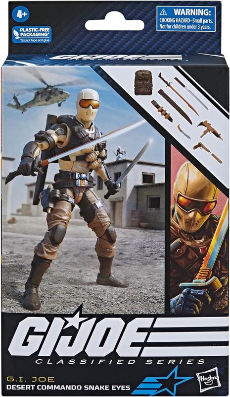 Boneco G.I. JOE Classified Series - Desert Commando Snake Eyes 92 ...