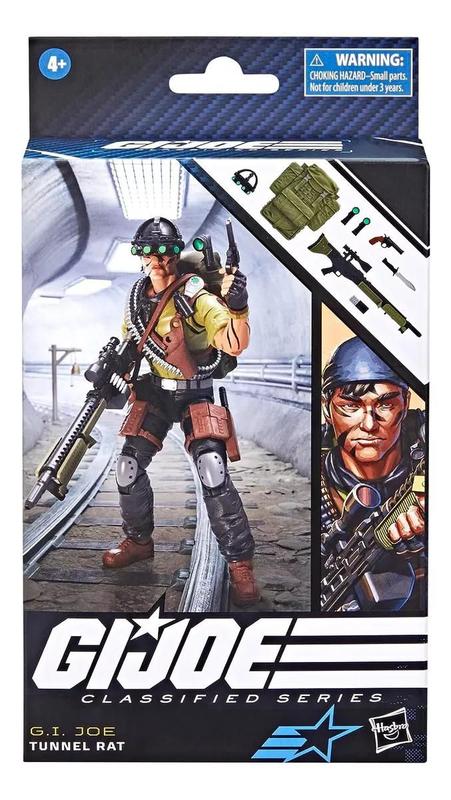 Boneco G.i. Joe Classified Series Tunnel Rat - Hasbro F7465 - Bonecos ...
