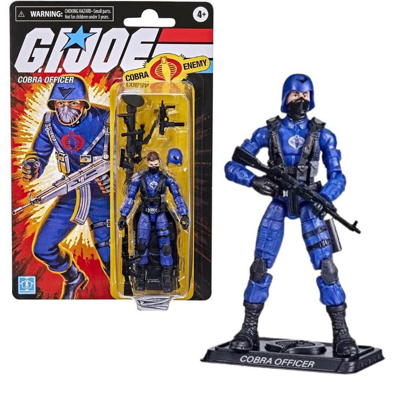 Boneco G.I Joe Retro - Cobra Officer 10cm - Hasbro E8857/F2728 ...