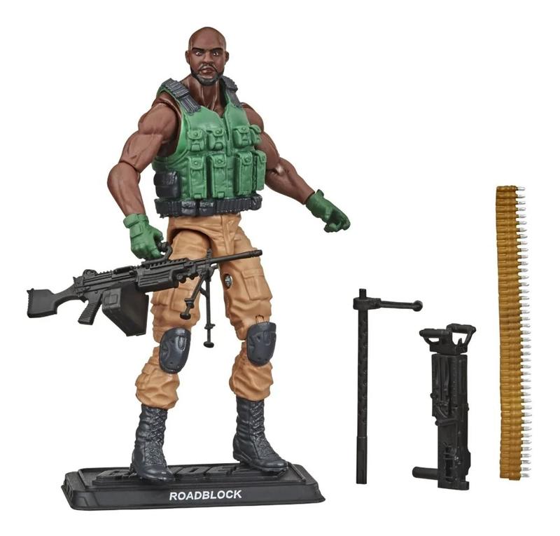 Boneco gi joe retro collection roadblock 10 cm - hasbro - Bonecos ...