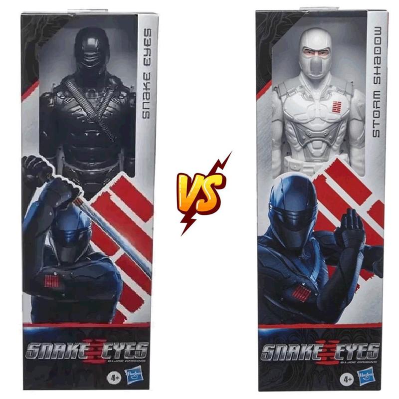 Boneco Gi Joe Snake Eyes e Storm Shadow De 30cm Hasbro E8345 - Bonecos ...