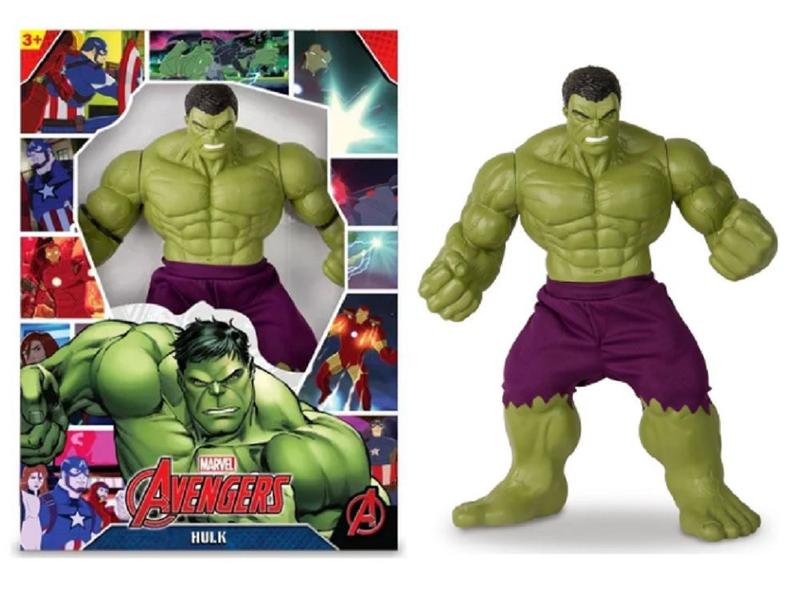 Boneco Hulk Verde Gigante 45cm Original Marvel - Mimo - Bonecos ...