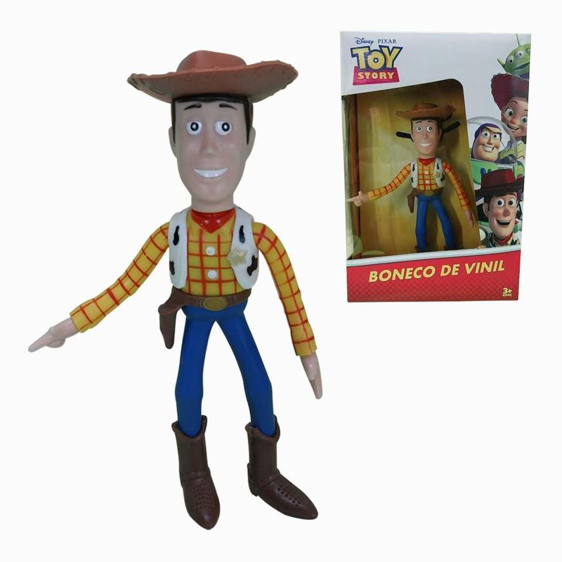 Boneco Infantil De Vinil Articulado Lider Toy Story Woody - Boneco ...