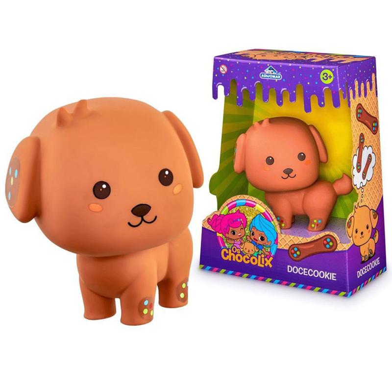 Boneco Mascote Os Chocolix Docecookie Cachorrinho - Adijomar - Bonecos ...