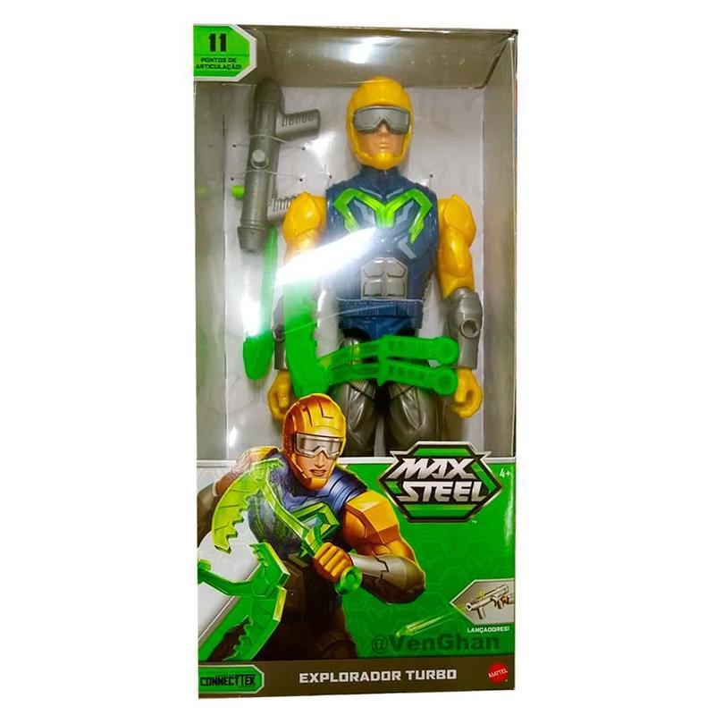 Boneco Max Steel Explorador Turbo - Mattel - Bonecos - Magazine Luiza