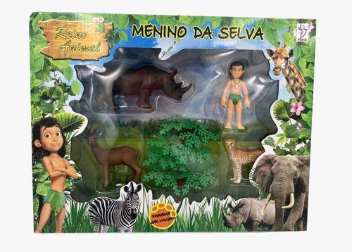 Boneco Menino Mogli Tarzan E Animais Selvagens Rinoceronte - Fenix ...