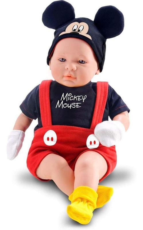 Boneco mickey mouse recem nascido classic dolls roma - Bonecos ...