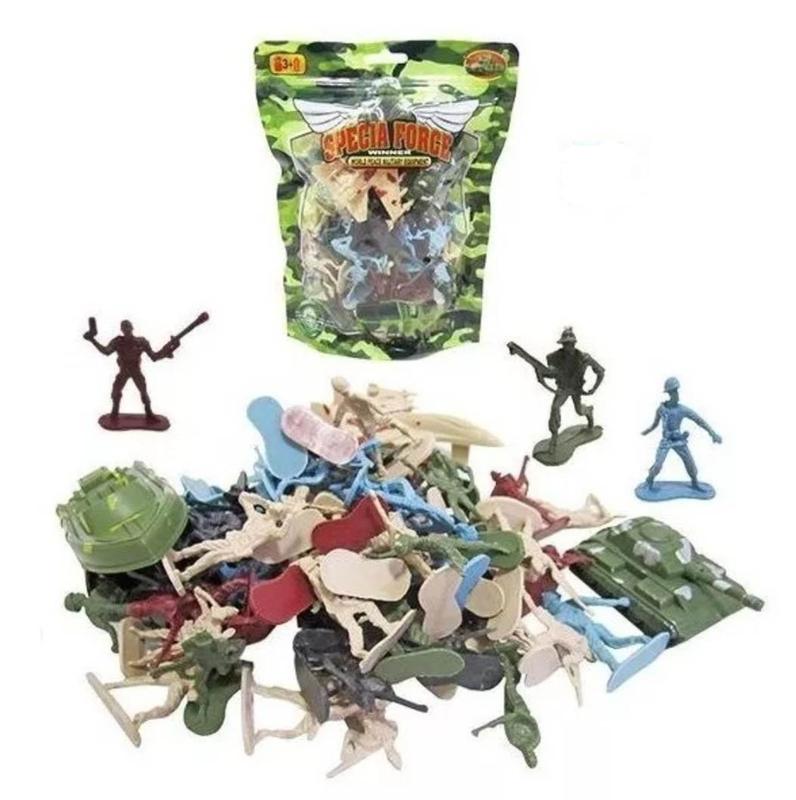 Boneco militar Soldadinho Plastico Brinquedo Militar Tanque blindado ...