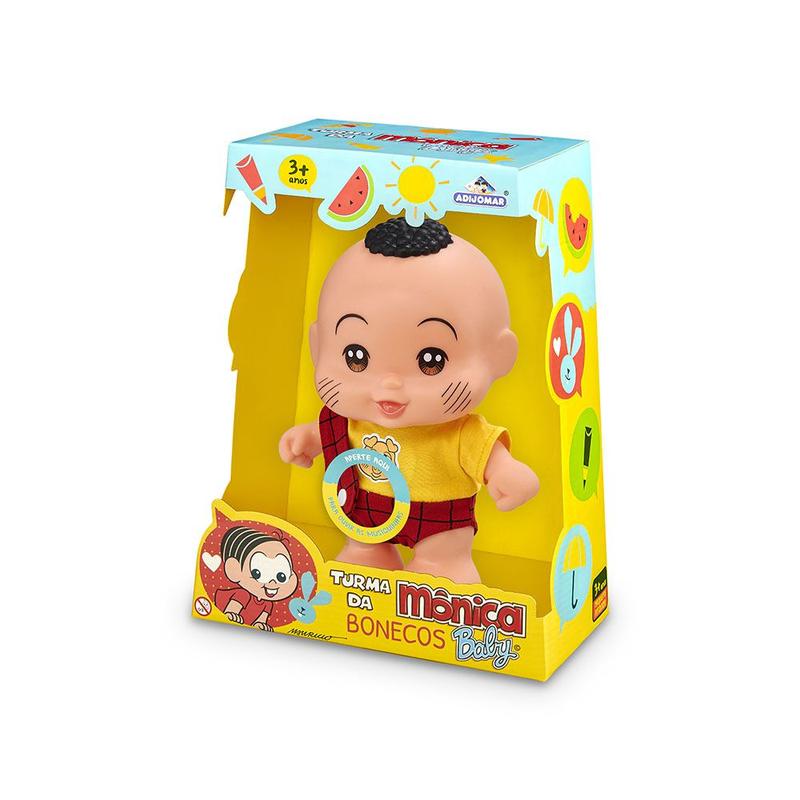 Boneco Mini Cascão Turma Da Monica Fala Frases Adijomar - Bonecos ...