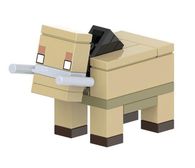 Boneco Minifigure Blocos De Montar Hoglin Minecraft - Mega Block Toys ...