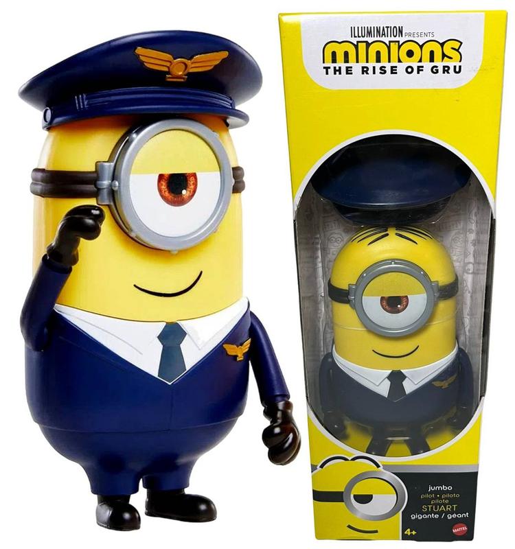 Boneco Minion Personagem Stuart Piloto - Amarelo - Meu Malvado Favorito ...