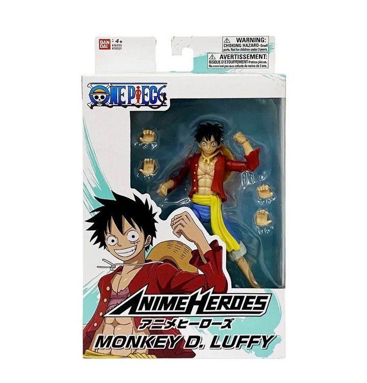 Boneco Monkey D. Luffy One Piece Anime Heroes Bandai - Bonecos ...