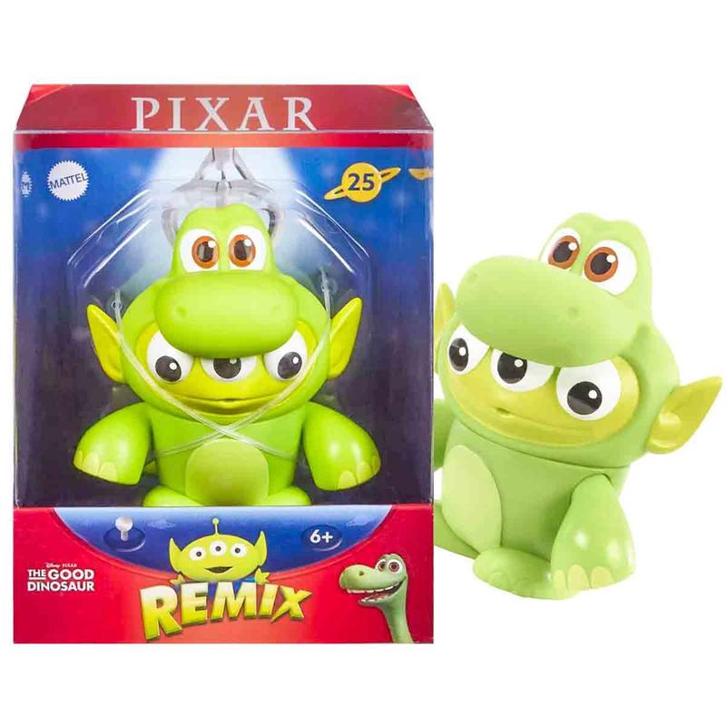 Boneco O Bom Dinossauro Alien Remix Disney Arlo Mattel - Bonecos ...