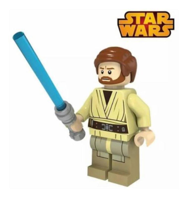 Boneco Obi Wan Kenobi Mestre Jedi Blocos De Montar Star Wars - Mega ...