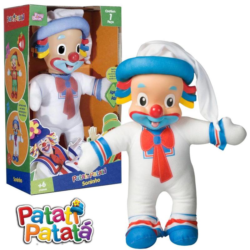 Boneco Patati Patatá Brinquedo Infantil Pelúcia Soninho Bebê - Baby ...