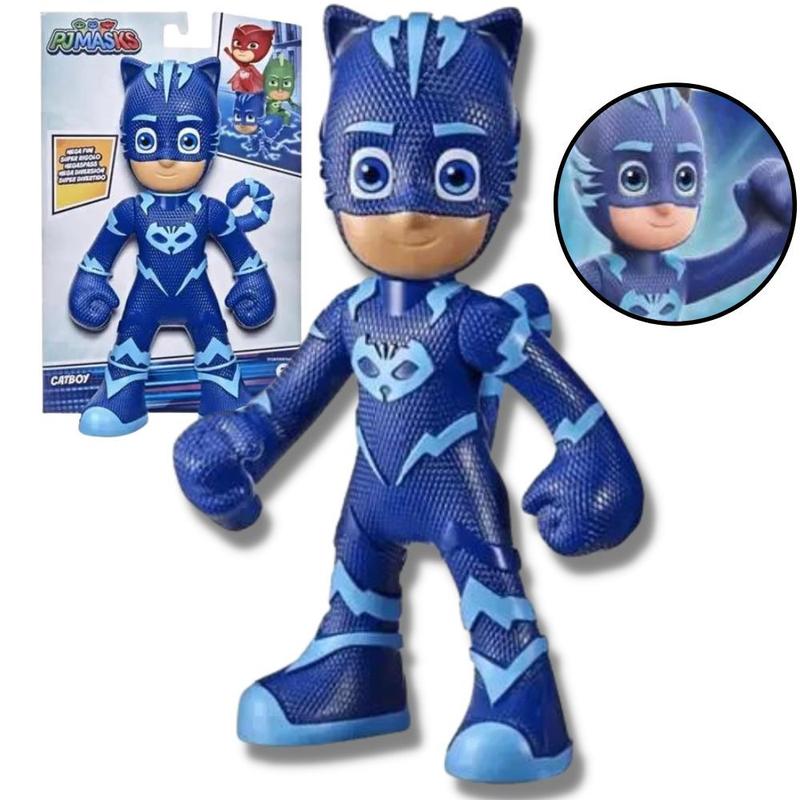Boneco Pj Masks Menino Gato 25cm - Figura Mega Catboy Hasbro - Bonecos ...