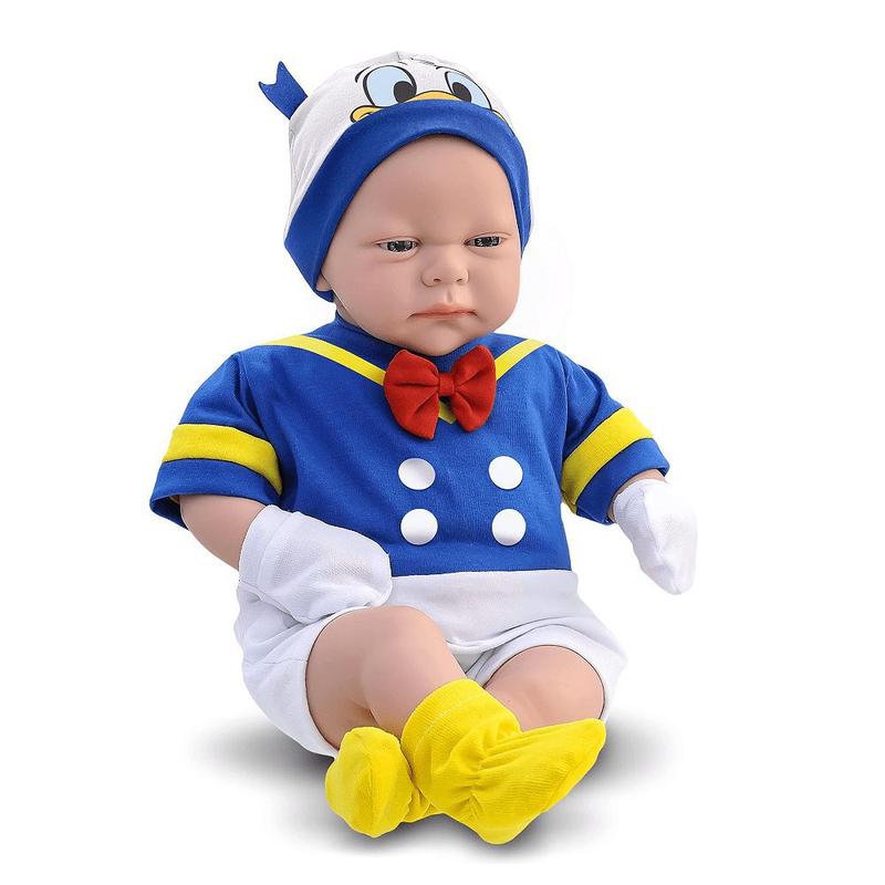 Boneco Recém Nascido Classic Dolls Pato Donald - Roma - Roma Brinquedos ...