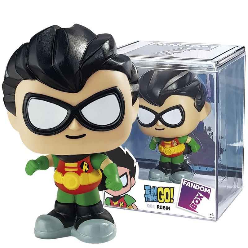Boneco Robin - Jovens Titãs Colecionável Fandom Box - Lider Brinquedos ...