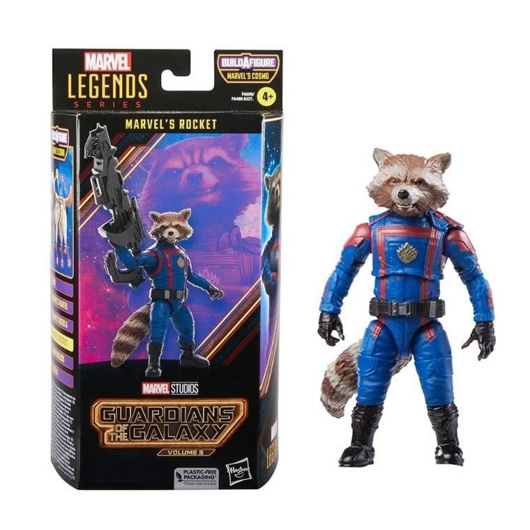 Boneco Rocket Guardiões da Galáxia Marvel Legends - Hasbro - Bonecos ...