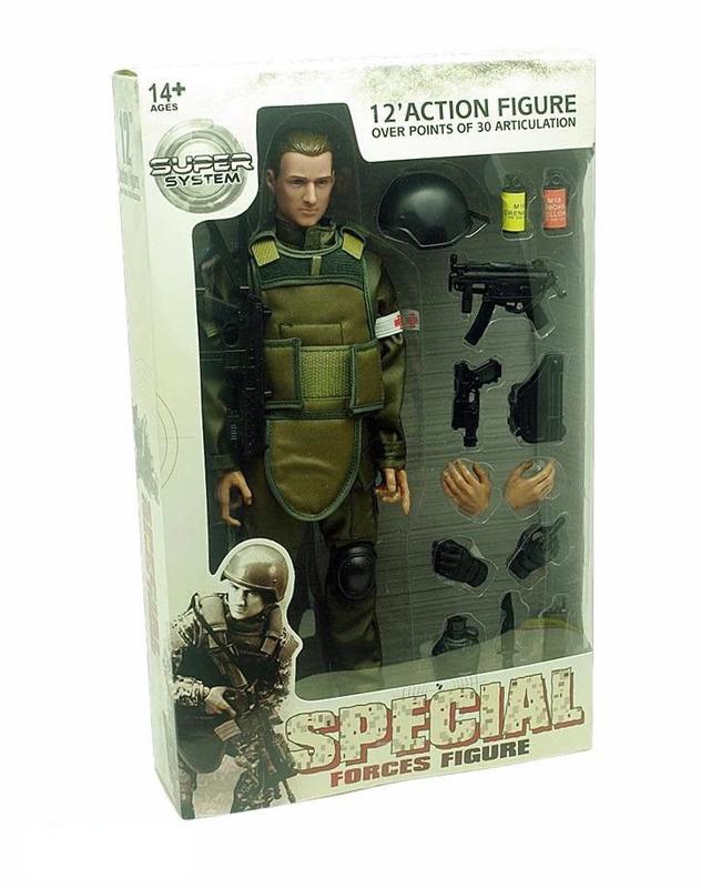 Boneco Soldado Militar Swat Força Especial Policia Americana - pattiz ...