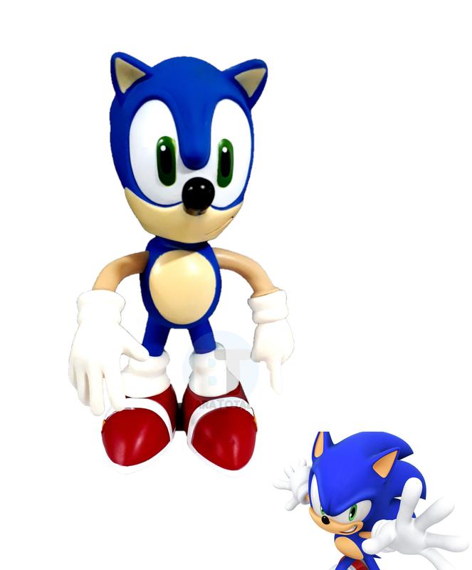 Boneco Sonic Azul 23 cm Brinquedo Infantil Coleção Colecionaveis ...