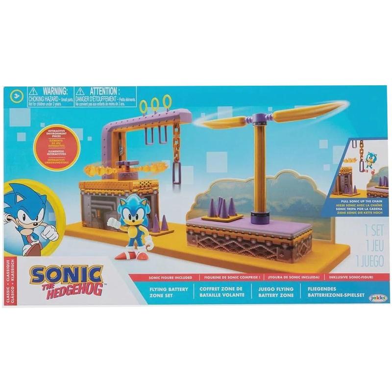 Boneco Sonic The Hedgehog Cenário Fase Flying Battery Zone - Candide ...