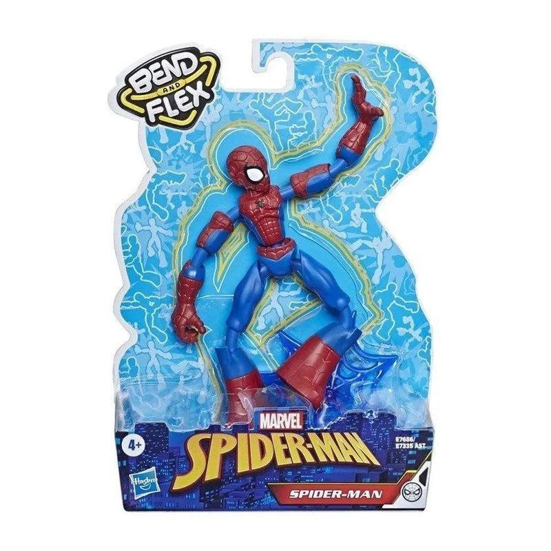 Boneco spider-man bend and flex sortido e7335 - HASBRO - Bonecos ...