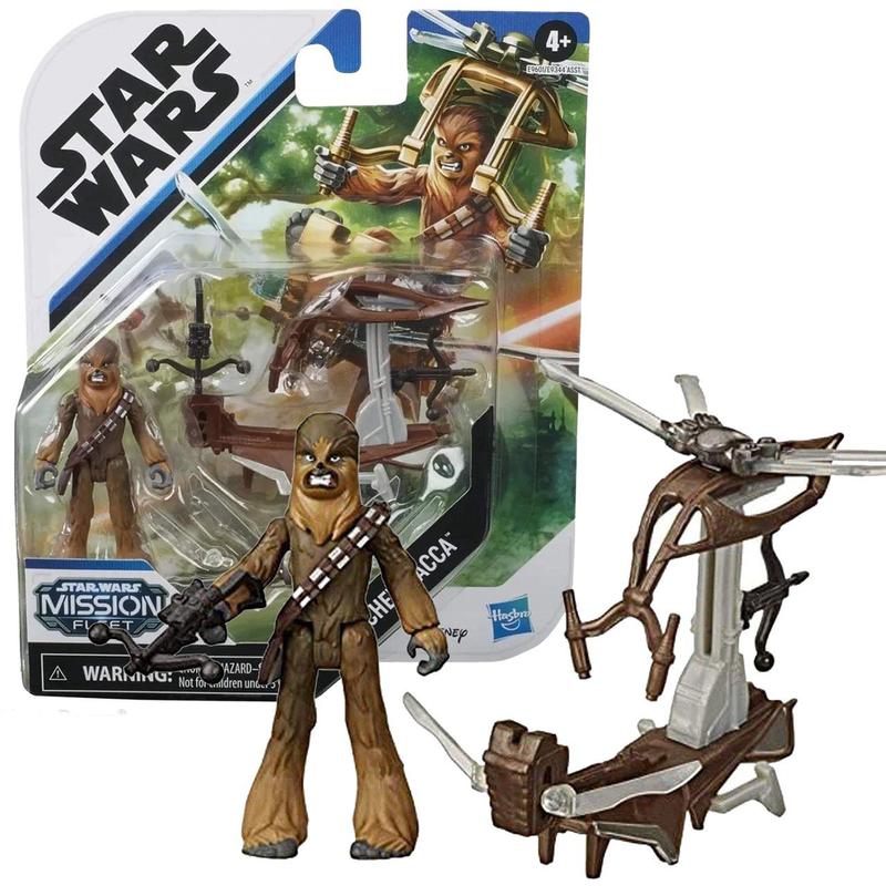 Boneco Star Wars Mini Figura E Mini Veiculo Chewbacca Hasbro ...
