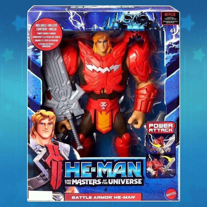 Boneco Super Herói He Man Espada do Poder e Armadura Batalha - Mattel ...