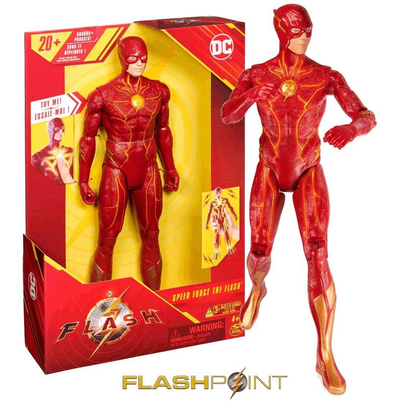 Boneco The Flash Eletrônico com Som e Luz 30cm Flashpoint - Sunny ...