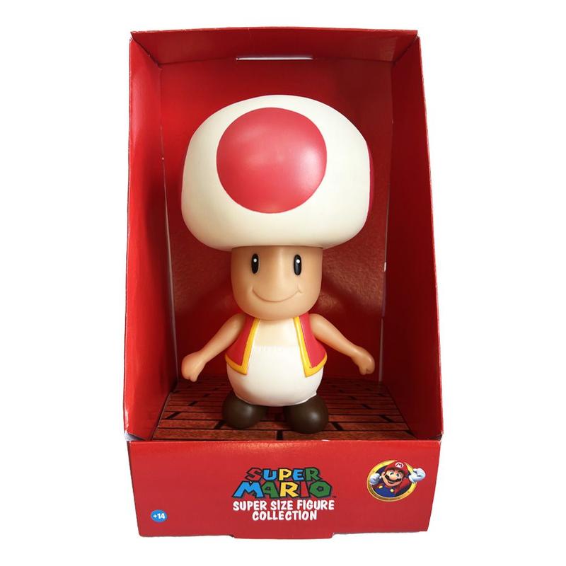 Boneco Toad Rosa Toadette Brinquedo Super Mario Bros Grande - Super ...
