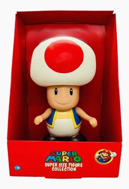 Boneco Toad Super Mario Action Figure Ruggi Cogumelo 20cm - SP And ...