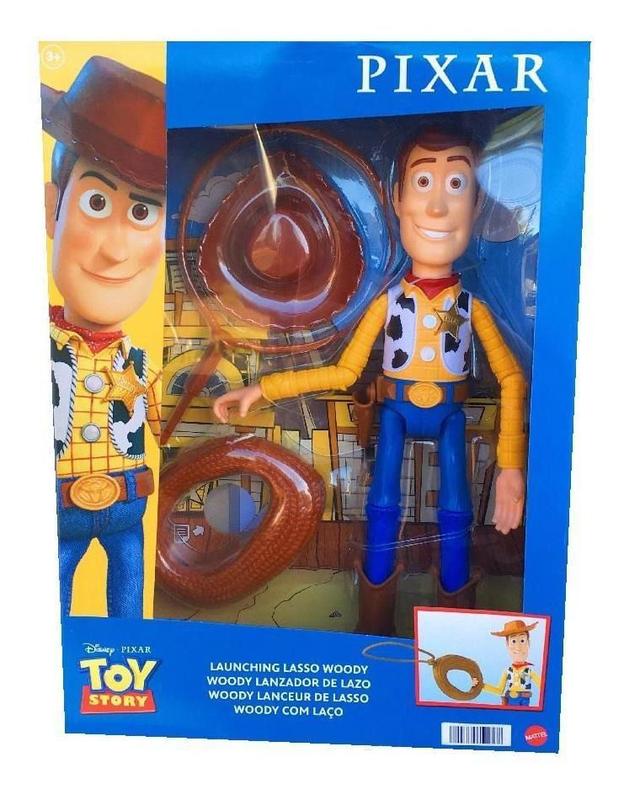 Boneco Toy Story Woody Com Laço 30cm Pixar - Mattel - Boneco Woody ...