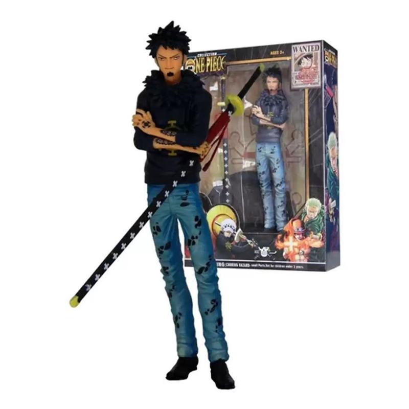 Boneco Trafalgar Law One Piece Não Articulado - Trafalgar Law 18cm One ...
