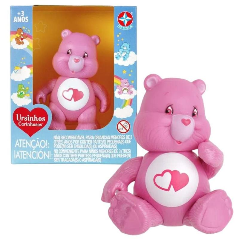 Boneco Ursinhos Carinhosos Amorosa Care Bears Rosa Em Vinil - Estrela ...