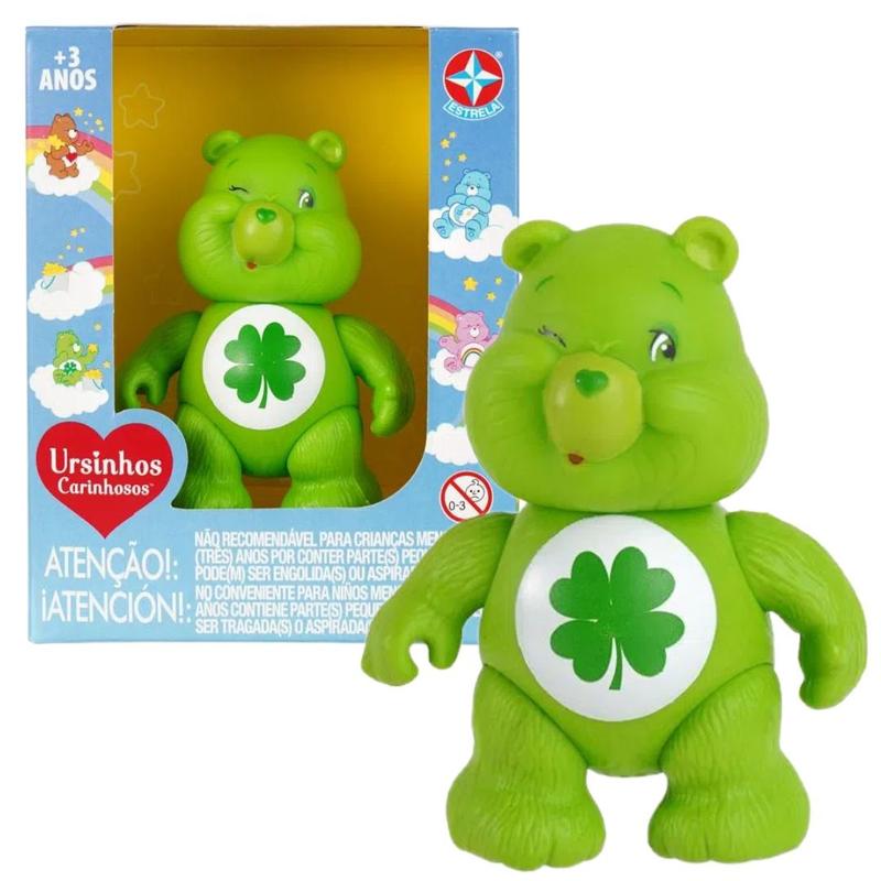 Boneco Ursinhos Carinhosos Boa Sorte Care Bears Verde Vinil - Estrela ...