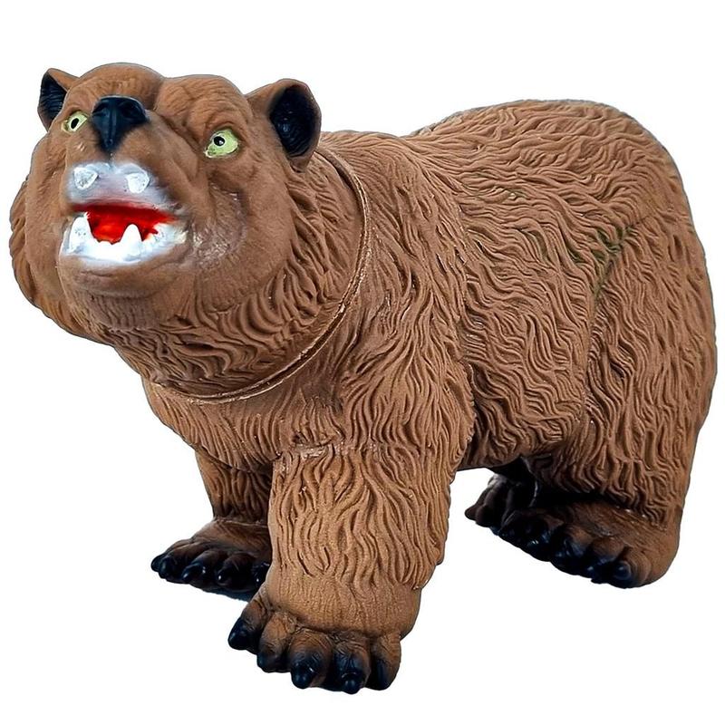 Boneco Urso De Vinil Coleção Real Animal 24 Cm Realista - Bee Toys ...