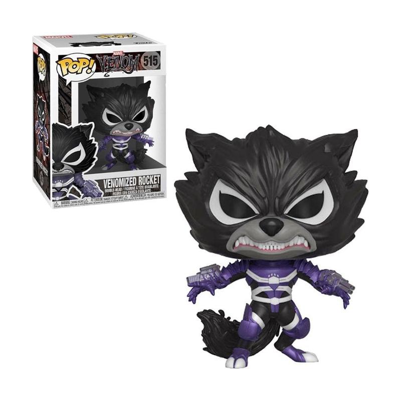 Boneco Venomized Rocket 515 Marvel Venom - Funko Pop! - Funko ...