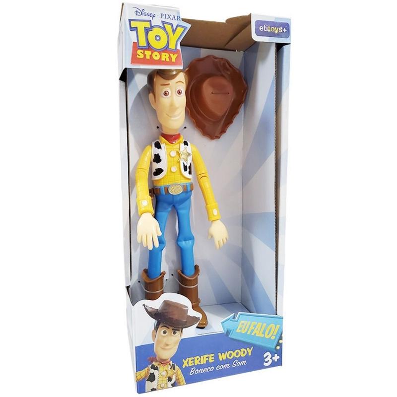 Boneco Woody Toy Story Com Som 14 Falas Em Português - Etitoys - Boneco ...