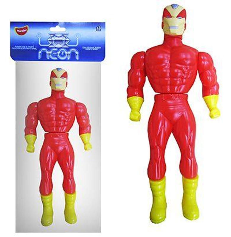 Boneco X-Neon Cyber Super Herói 42 Cm - 117731 - Maralex - Bonecos ...