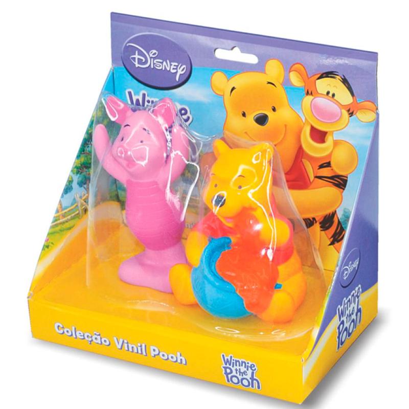 Bonecos em Vinil Pooh e Leitão 963 - Lider - Lider Brinquedos - Bonecos ...