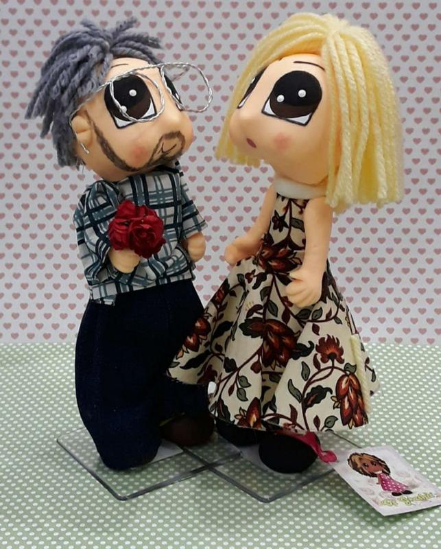 Bonecos Namorados "Denguinho" - Os Grashis - Bonecos - Magazine Luiza