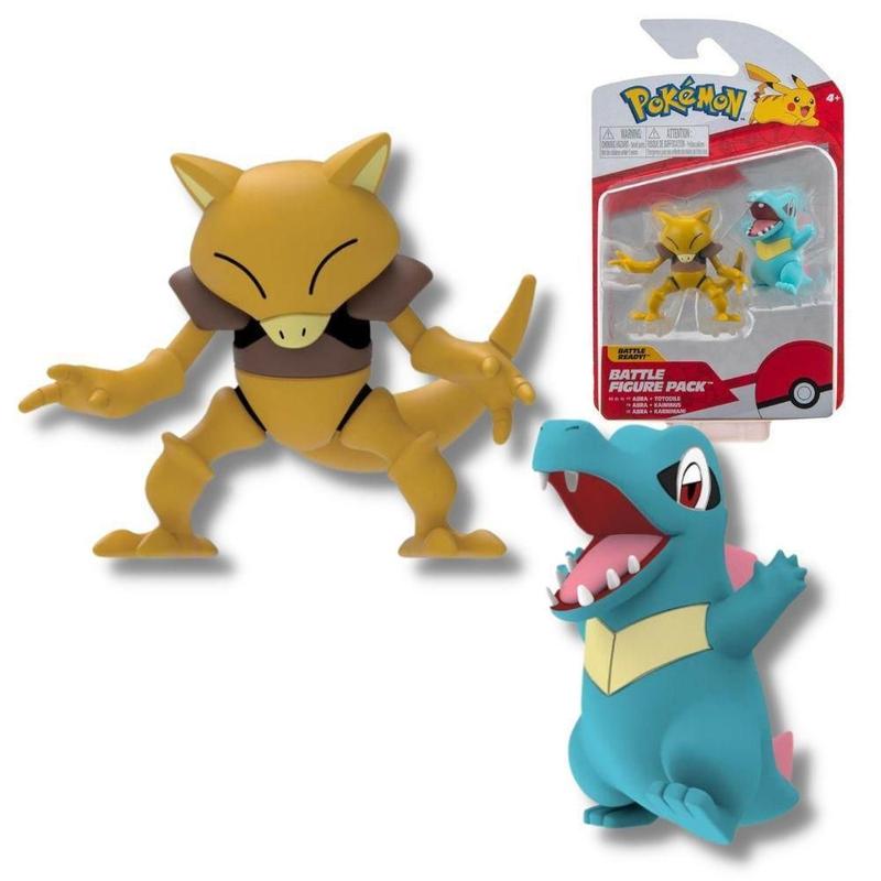 Bonecos Pokémon - Abra E Totodile Battle Figura Pack - Sunny - Wct ...