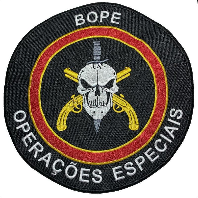 Bope Tropa De Elite Rj Bordado Termoadesivo Costura M0039T01 - Br44 ...